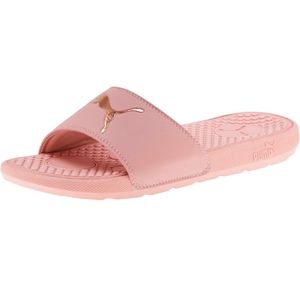 Puma | Shoes | Puma Pink Gold Womens Sport Slides | Poshmark